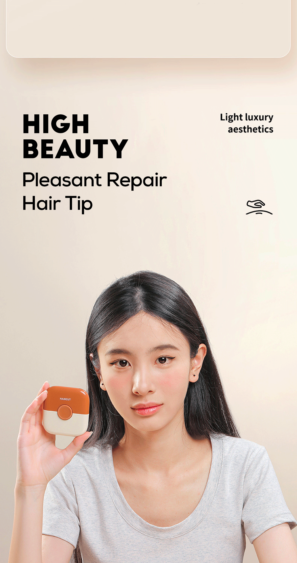 🍊BB Babay Hair Bangs Trimmer Comb baby Hair Cut Clipper Cutter Pencukur ...