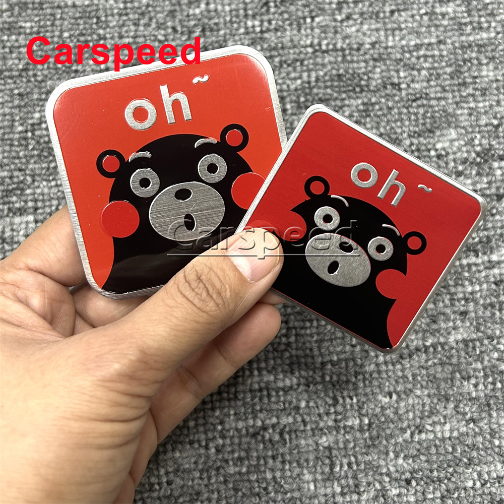 Kumamon 3D Metal Car Sticker Cartoon Emblem Badge Car Trunk 1Pcs ...