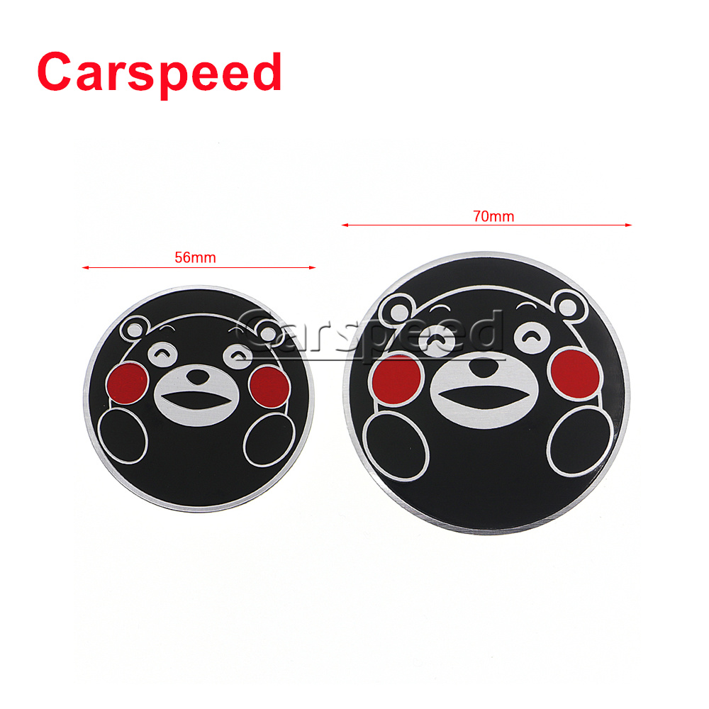 Kumamon 3D Metal Car Sticker Cartoon Emblem Badge Car Trunk 1Pcs ...