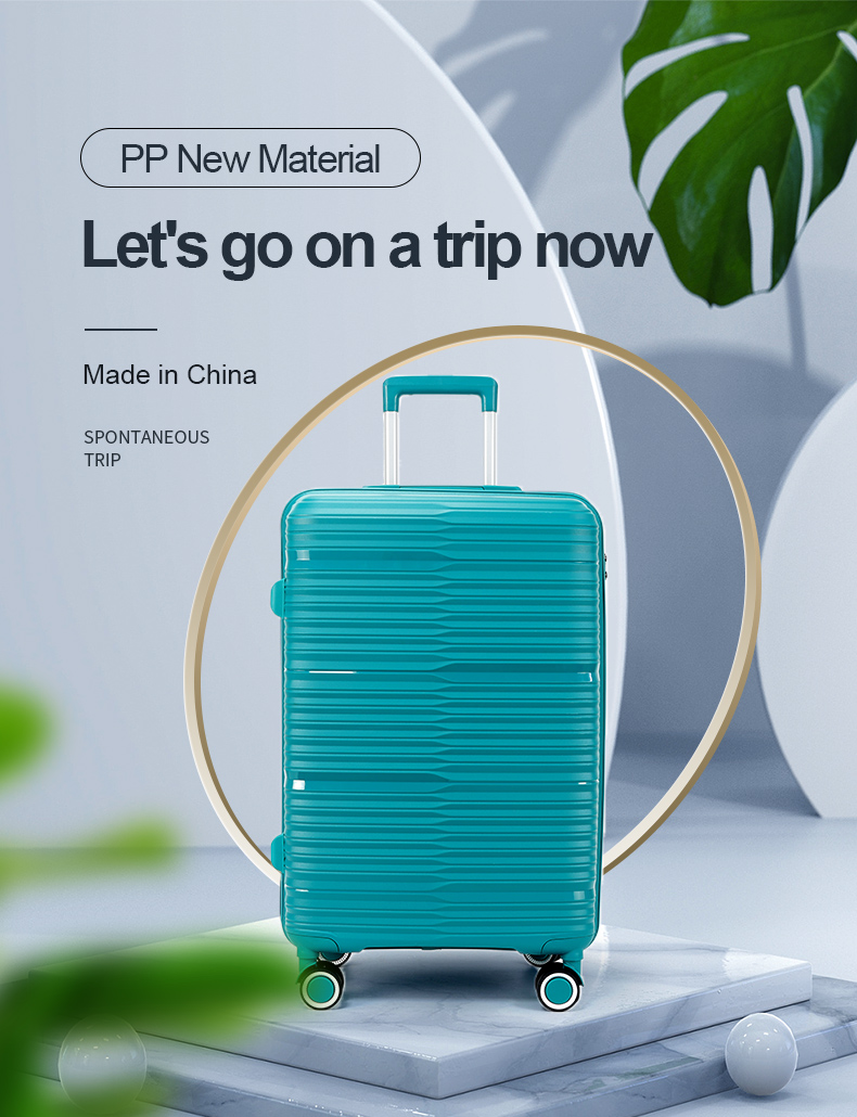 TZJM polypropylene luggage TSA luggage PP luggage bag travel hand carry ...
