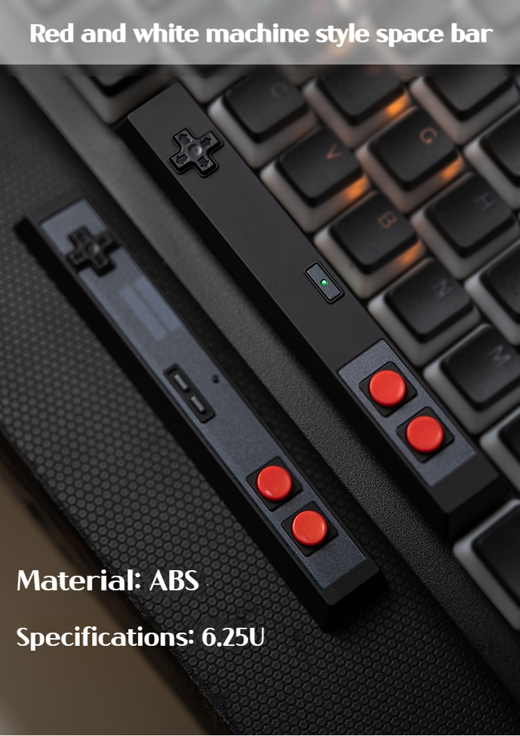 K-11 Space Bar 6.25U Keycap PBT Game Console Button Style Cherry ...