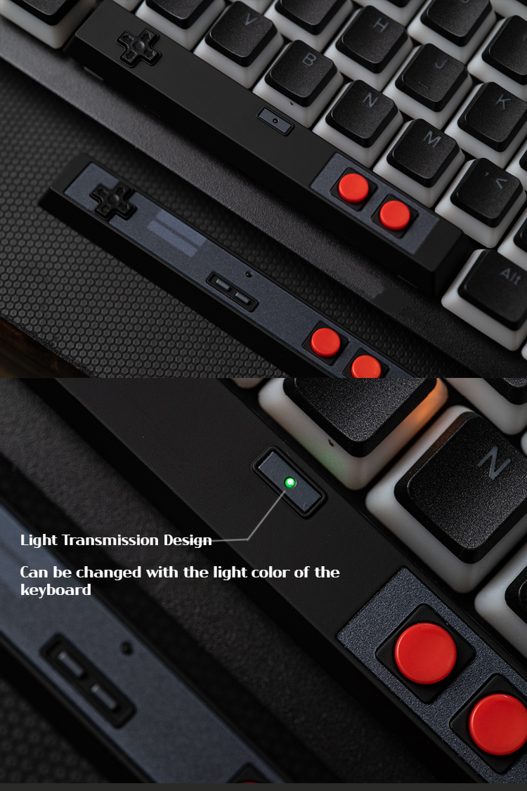 K-11 Space Bar 6.25U Keycap PBT Game Console Button Style Cherry ...
