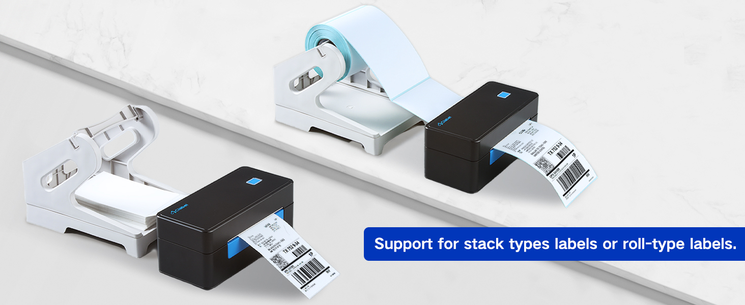 CLABEL A6 WirelessThermal Printer Waybill Printer 428S Bluetooth AWB ...