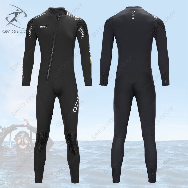 3MM SCR neoprene diving suit Split suit wetsuit jacket and pants for ...
