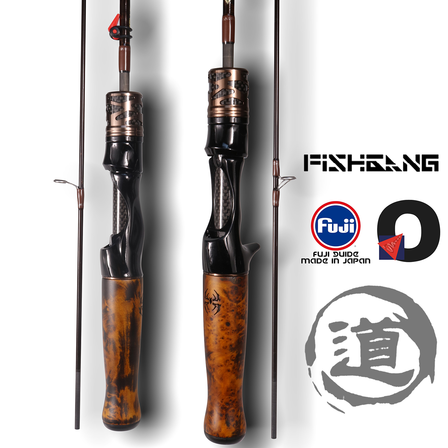 FUJI UL Powerful Fishing Rod 1.38M/1.5M/168M/1.8M Solid Carbon ...