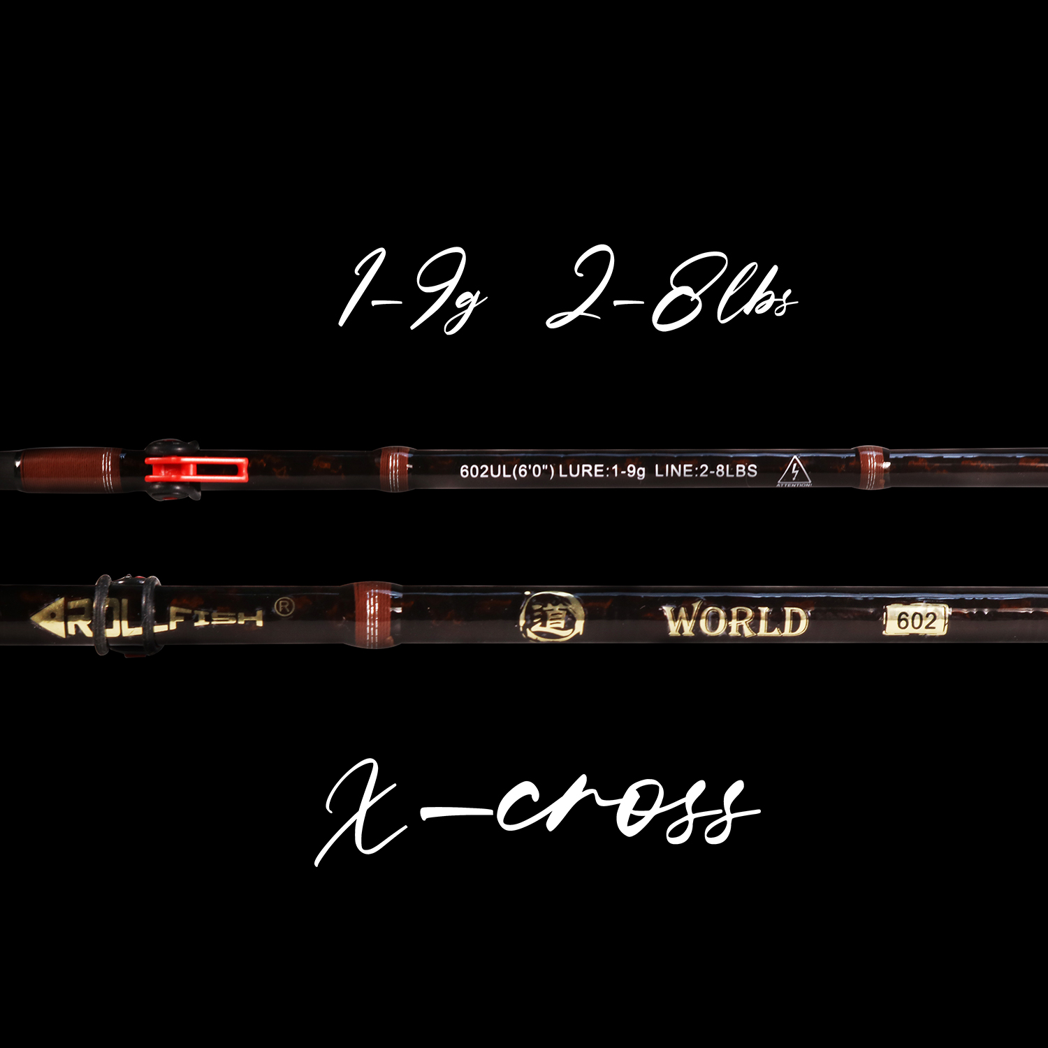 FUJI UL Powerful Fishing Rod 1.38M/1.5M/168M/1.8M Solid Carbon ...