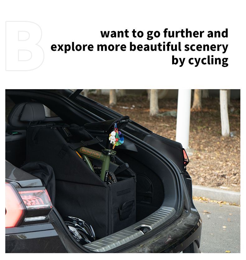 RRSkit Folding Bicycle Storage Box For Brompton Car Trunk Storage Box ...
