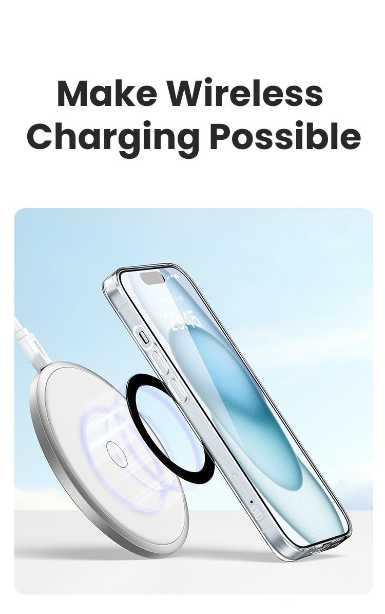 UGREEN Metal Sticker For Wireless Charger Metal Plate Ring For Magsafe ...