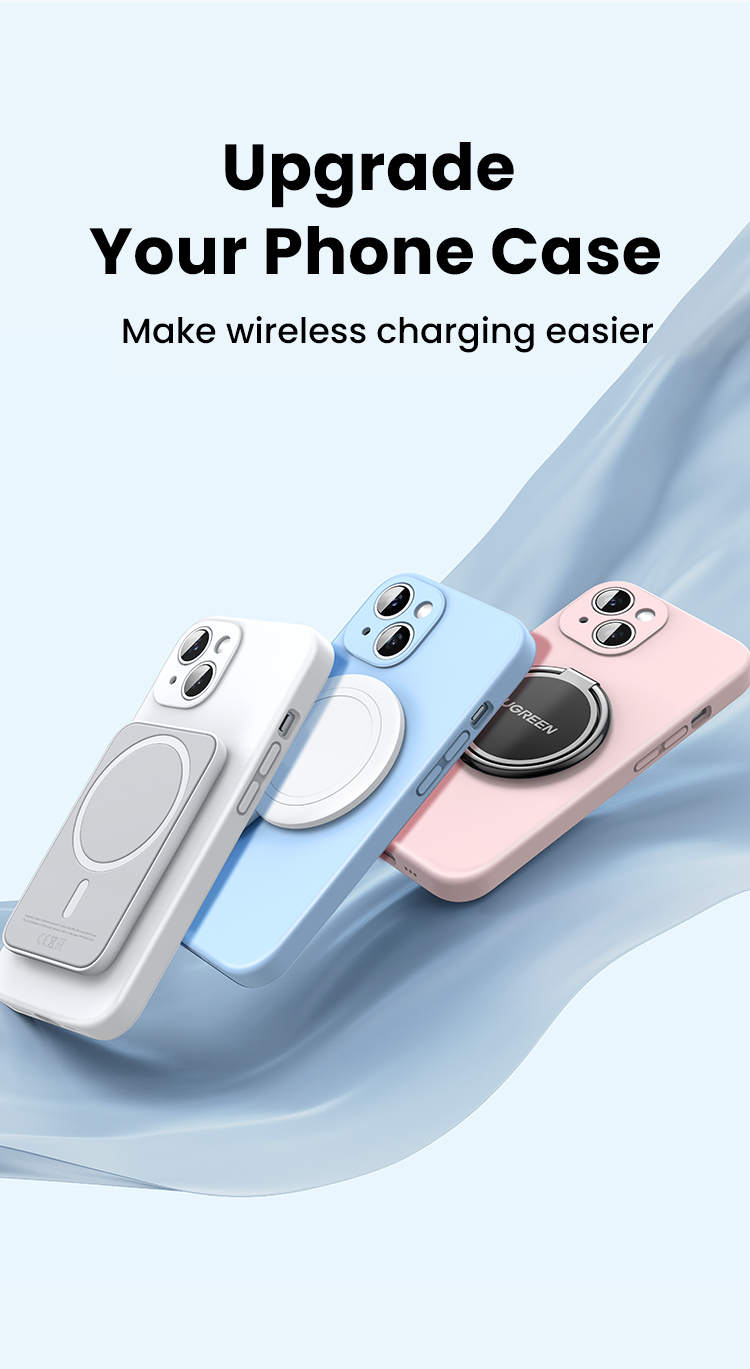 UGREEN Metal Sticker For Wireless Charger Metal Plate Ring For Magsafe ...