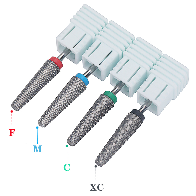 24MM 5In1 Super Long Tapered Carbide Nail Drill Bits Electric Nail ...