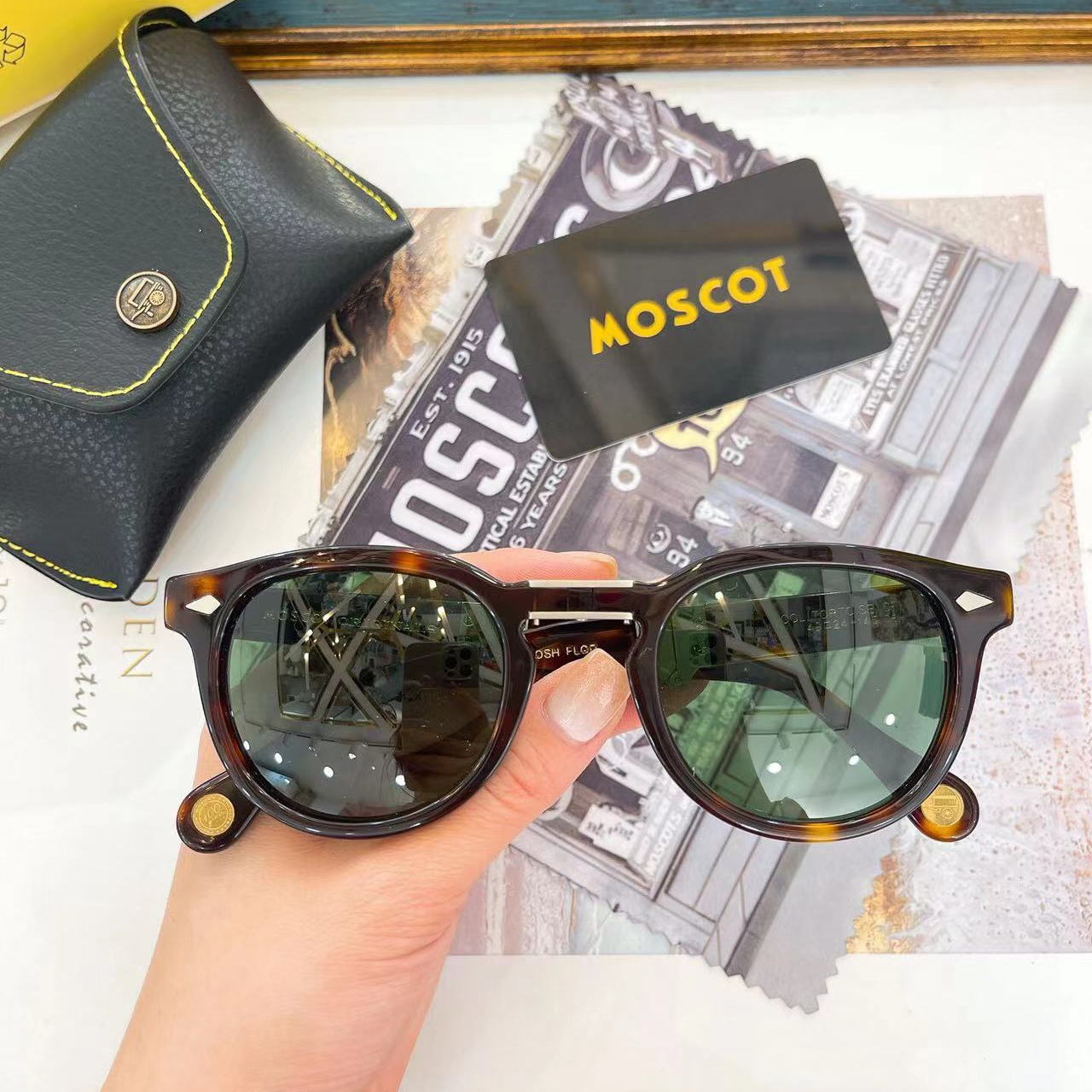 [High Quality] MOSCOT Sunglasses LEMTOSH FLOD Folding Temple Frame ...