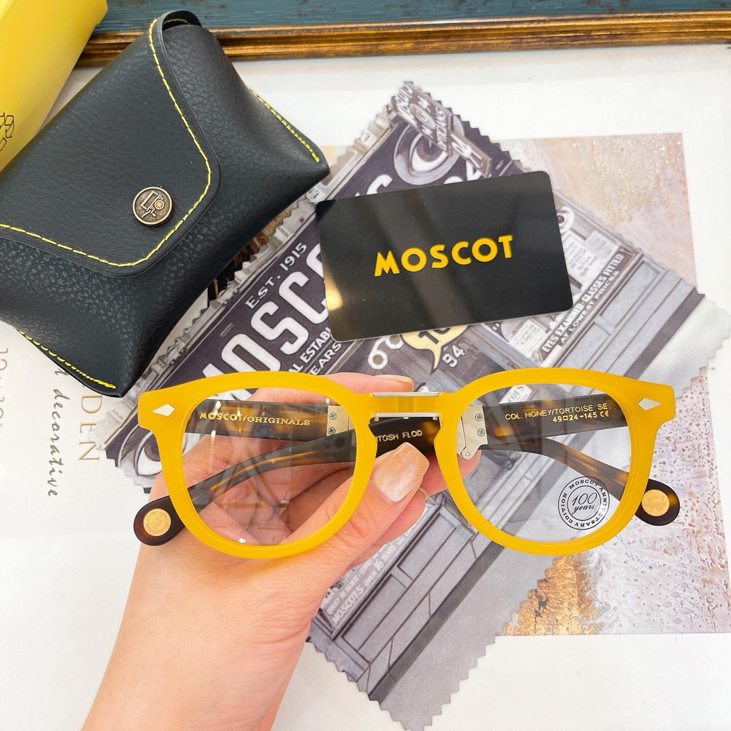 [High Quality] MOSCOT Glasses LEMTOSH FLOD Folding Temple Frame Retro ...