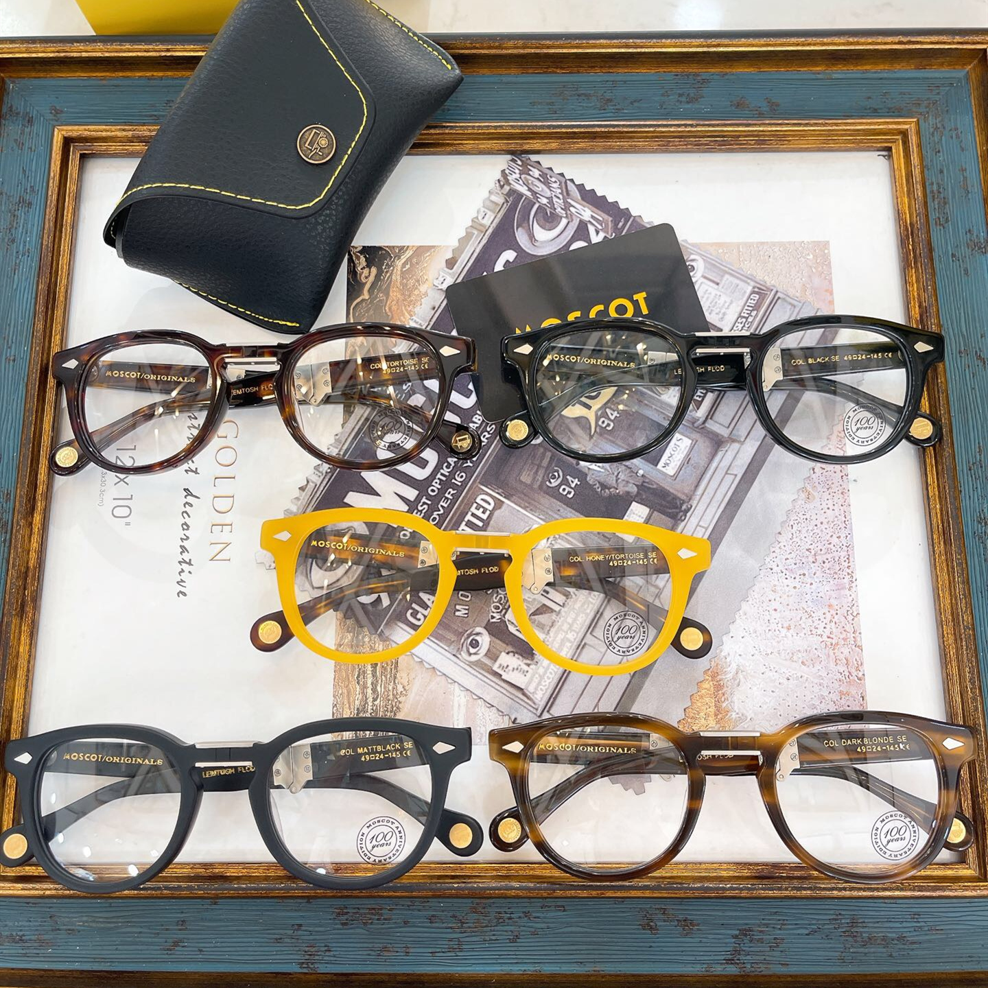[High Quality] MOSCOT Glasses LEMTOSH FLOD Folding Temple Frame Retro ...
