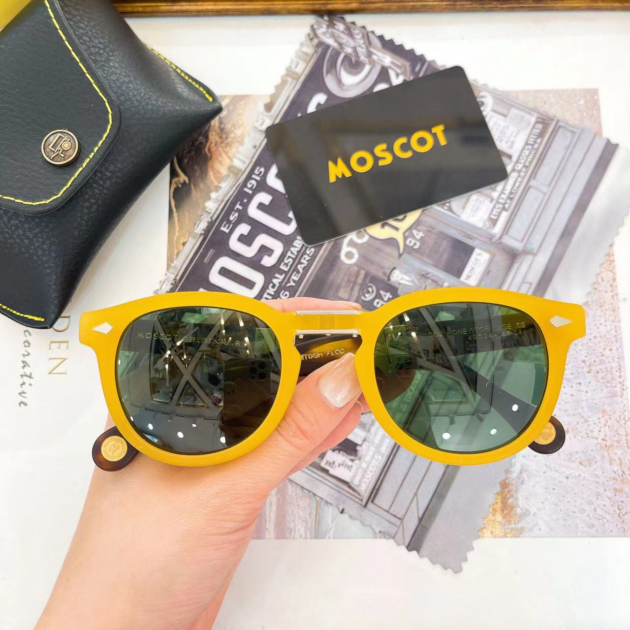 [High Quality] MOSCOT Sunglasses LEMTOSH FLOD Folding Temple Frame ...