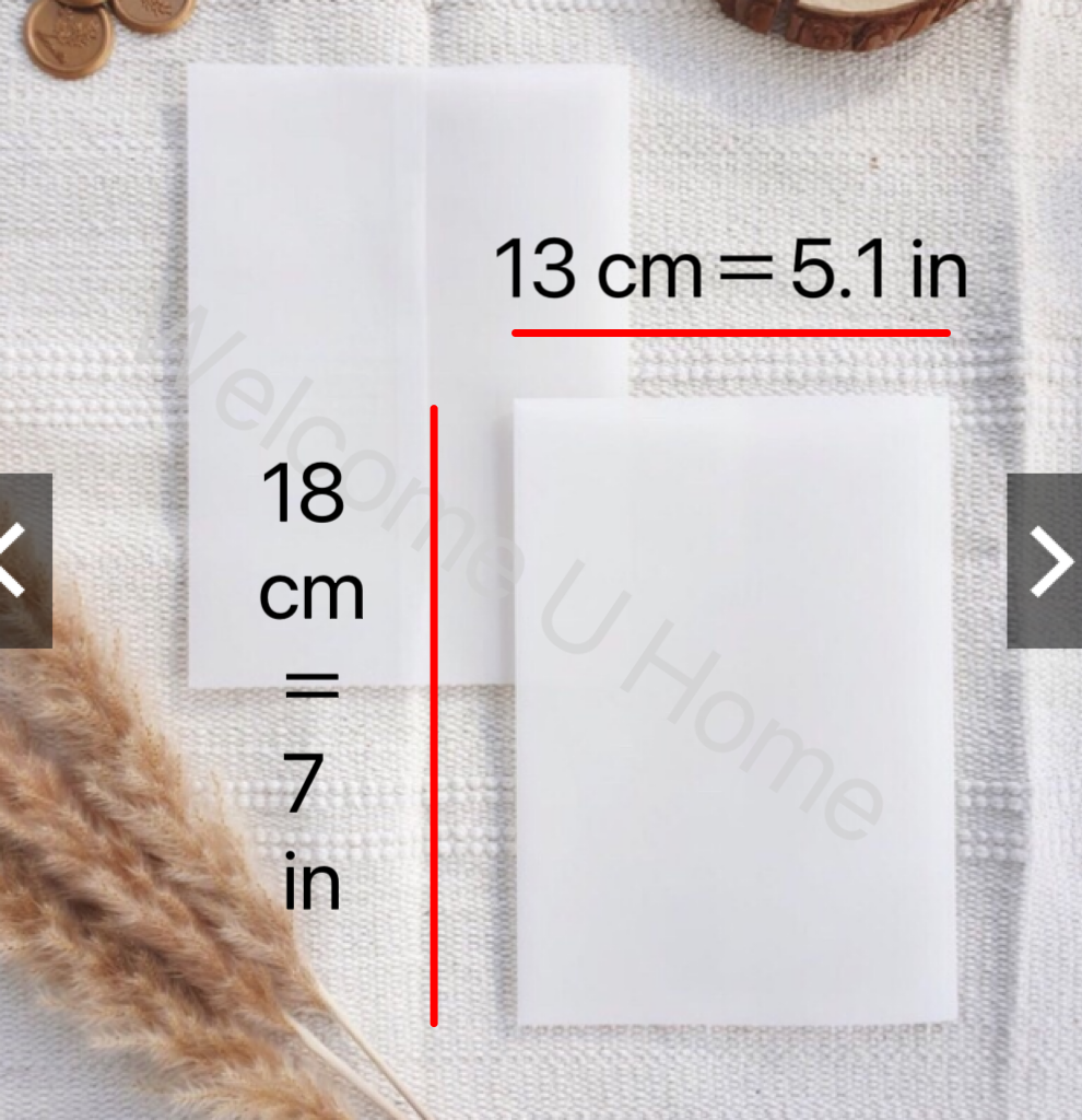 🔥5R Envelope Wedding Envelope Clear Paper Envelope Greeting Sulfate ...