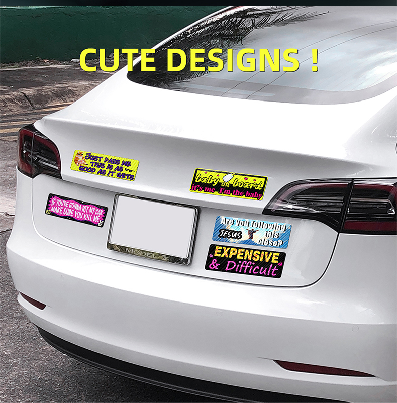 Magnetic Student Driver Warning Car Sticker Funny Series Car Decal Car ...