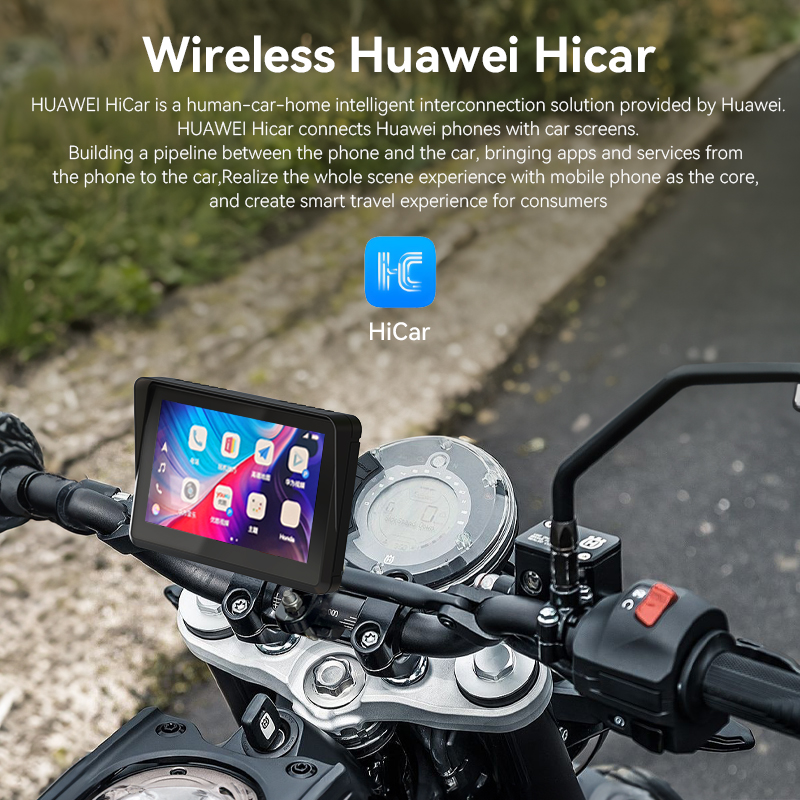 PND-Q5S motorcycle navigator 5 inches IPX7 waterproof play portable car ...