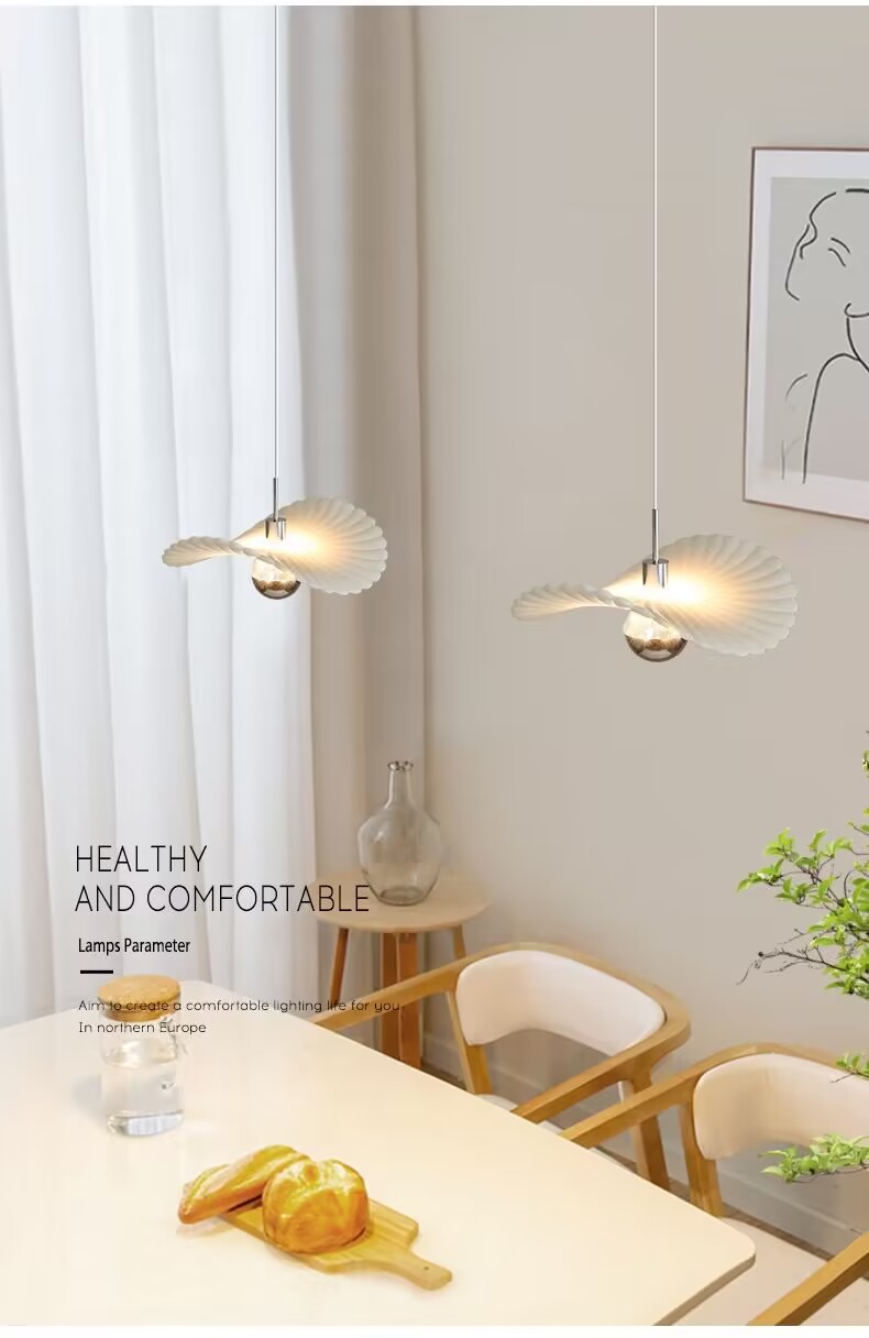 Nordic Led Pendant Lights Chamomile Artistic Chandelier Light Bedside ...