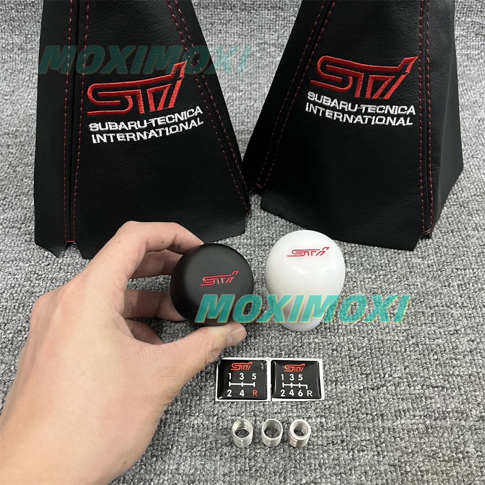 STI Car Manual MT Gear Stick Shift Knob Gear Stick Handle Ball 5/6 ...