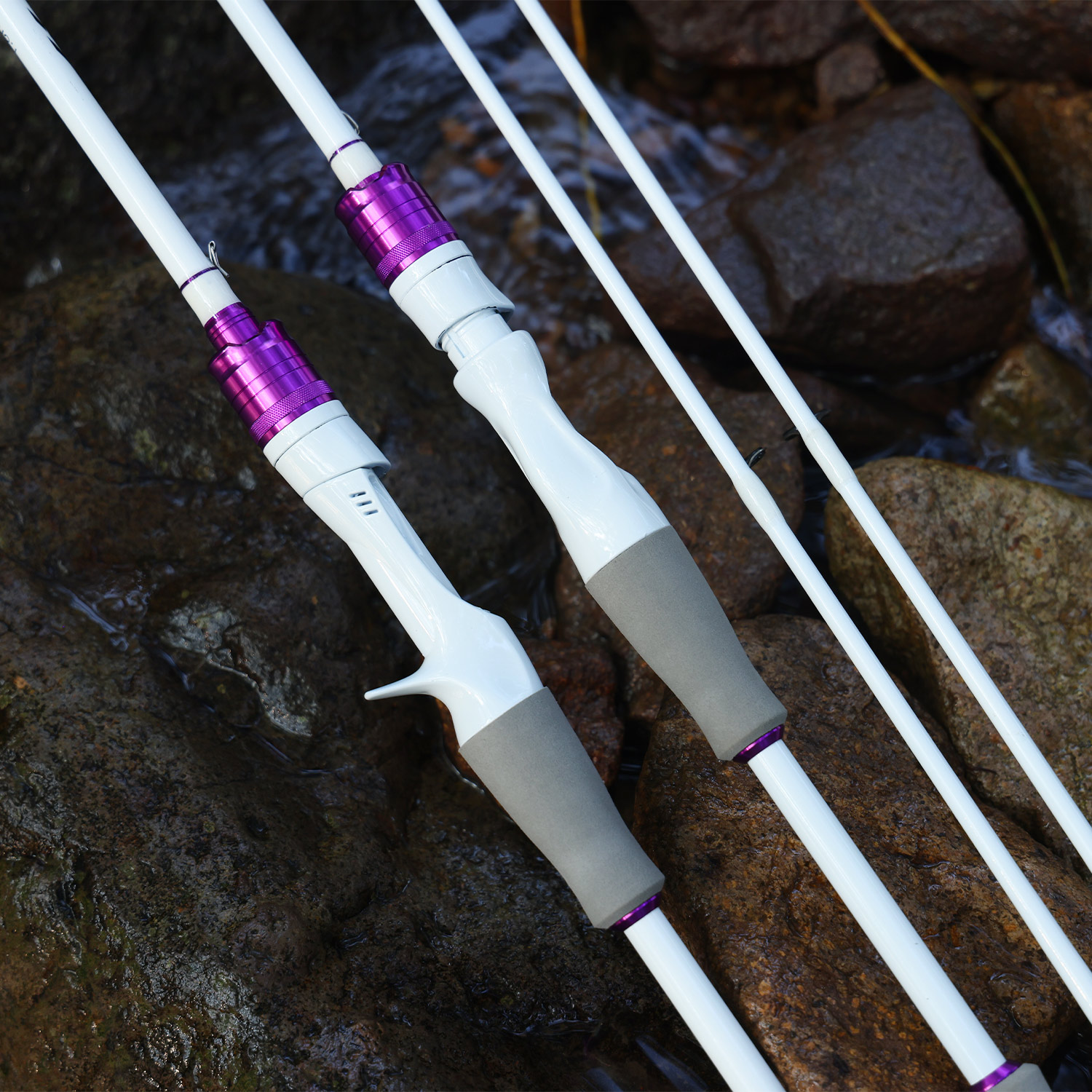 Sougayilang Fishing Rod Carbon Fiber 10LB 2 Sections Joran Pancing 1.8M Spinning/Casting Rod For ...