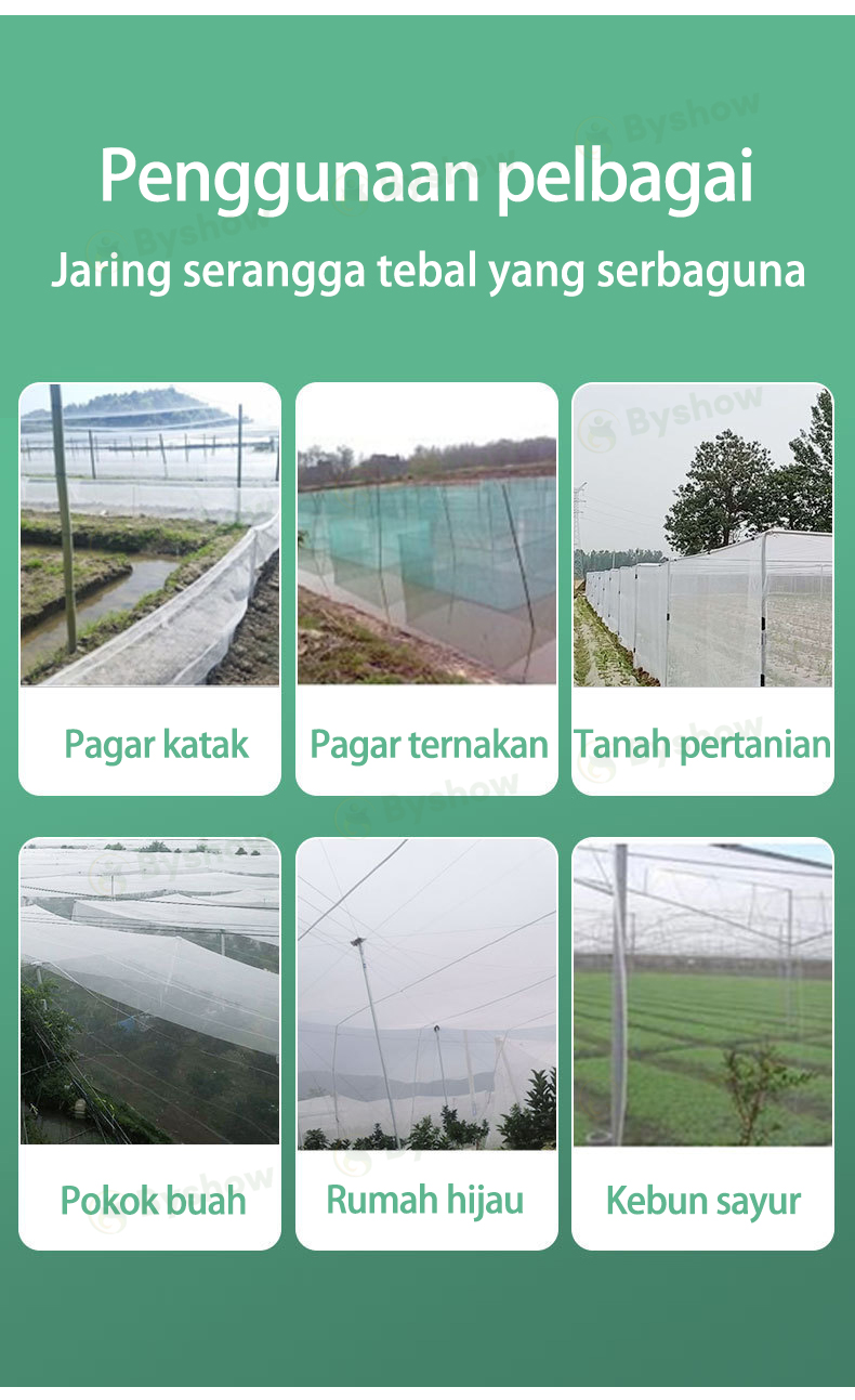 【Byshow】🔥Malaysia In Stock🔥Quality Protective Net nylon barrier netting ...