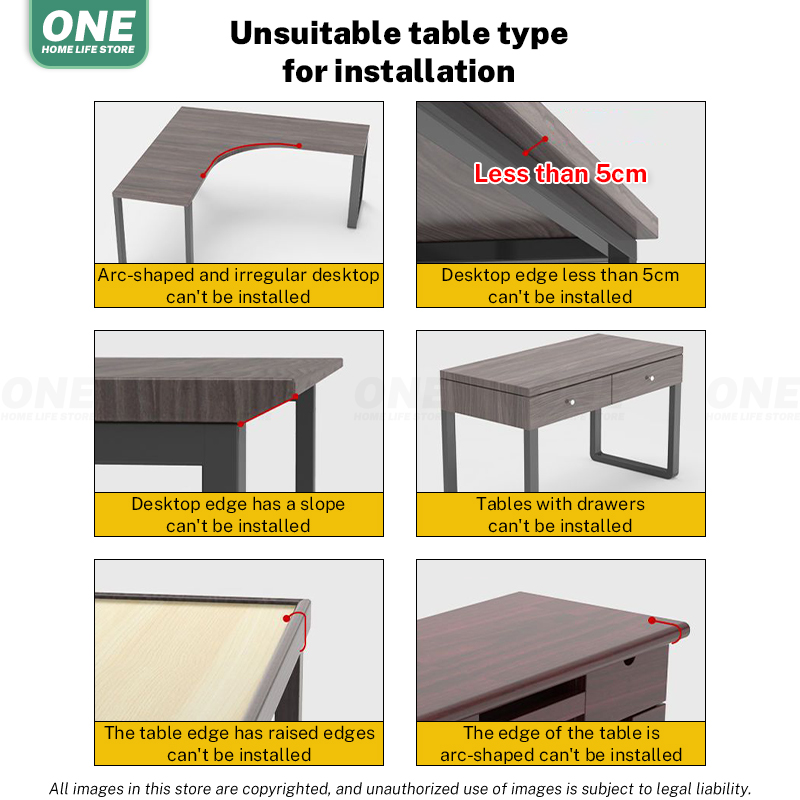 table extension board shelf Computer desktop extension board table side ...