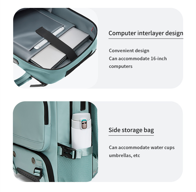 Kabohut New Style Travel Backpack Female Large-Capacity Waterproof ...