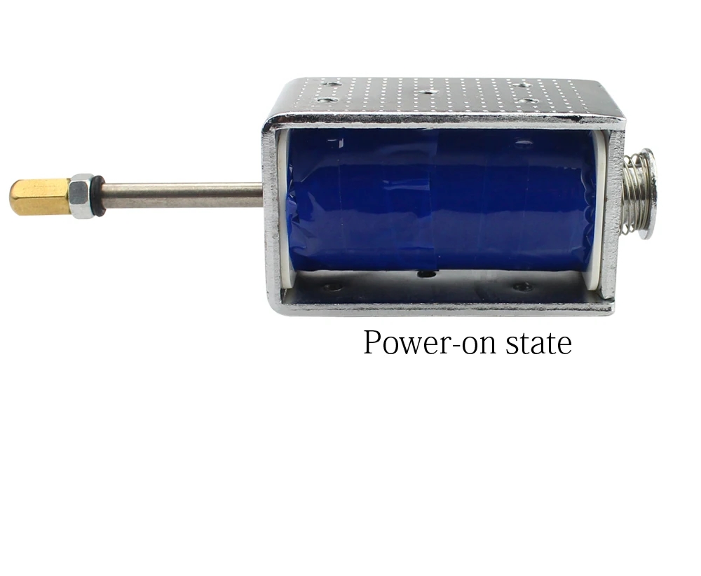 DC 12V24V Solenoid Electromagnet Push Pull Through Type Electric magnet ...