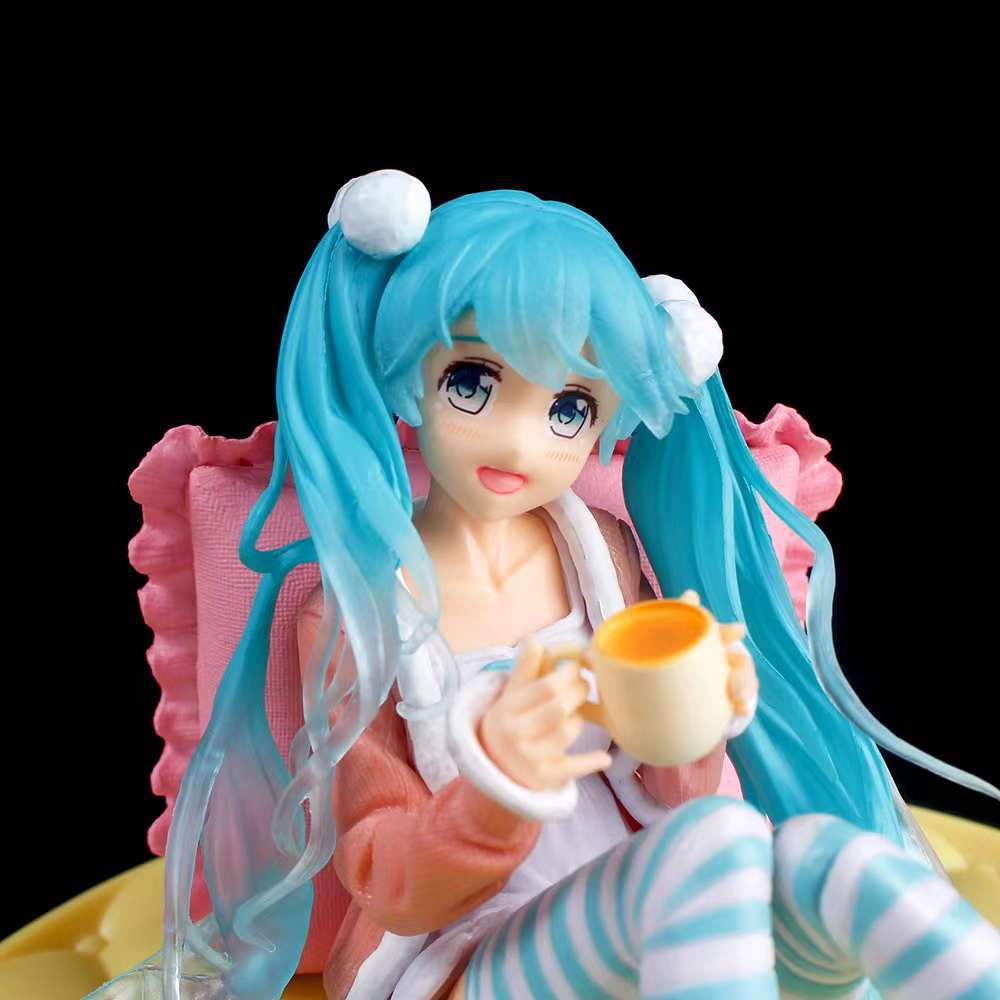 9-11cm Hatsune Miku Family Anime Girl Figures VOCALOID Sakura Miku ...