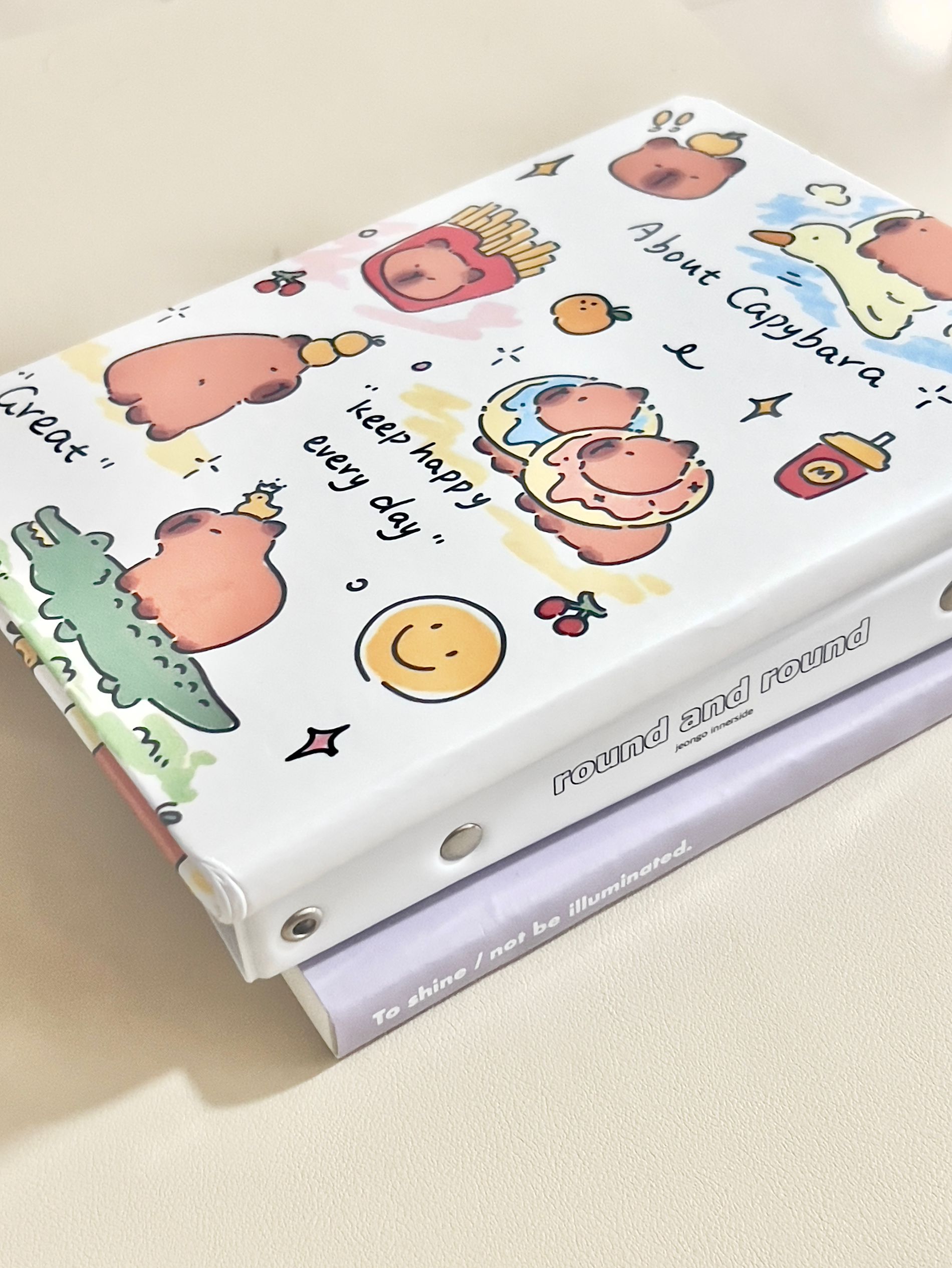 Ohaya | Kapibara | Hard Shell Horizontal Notebook a5 Notepad Horizontal ...