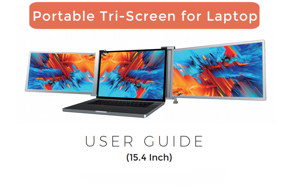 【Free gift】15.4 inches touchable laptop screen extender HD 1080P IPS ...