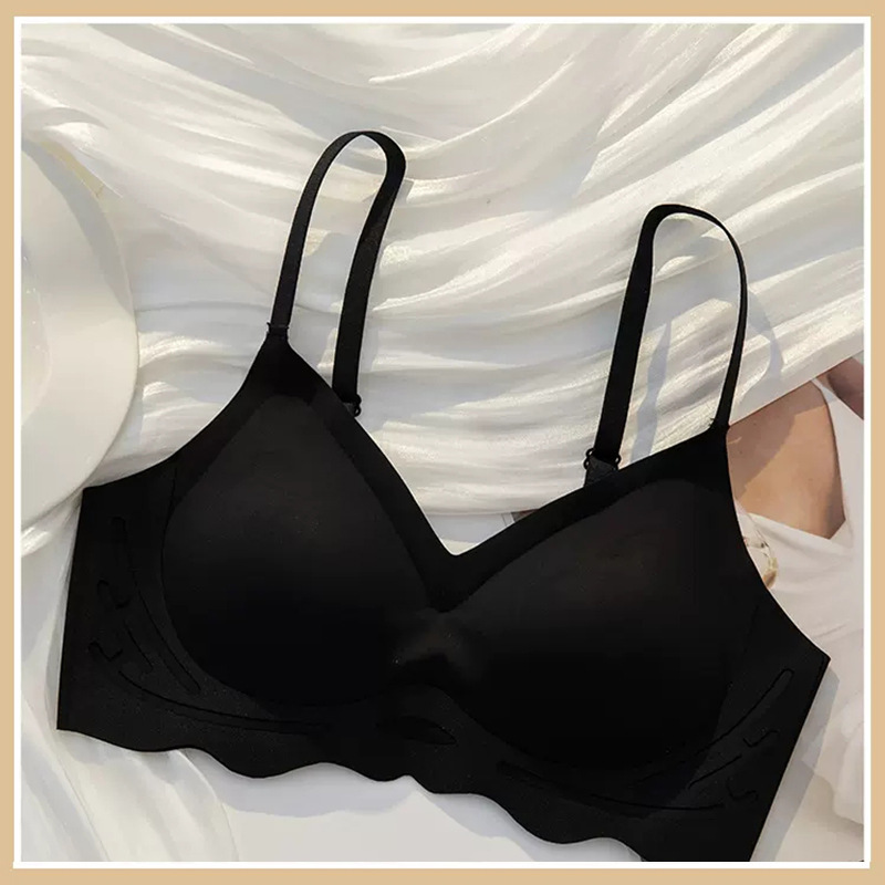 Maniyun Fixed-cup 固定杯 Soft Support Seamless Bra Women Small Chest ...