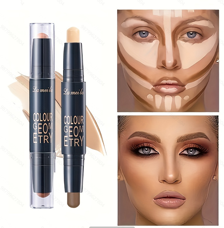 Double-Headed Contour Stick: Nose Shadow, Highlight & Concealer for V ...