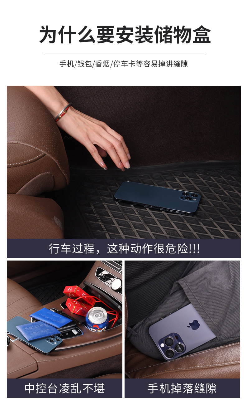 Toyota toyota New Style Memory Foam Seat Gap Storage Box Corolla Cross ...