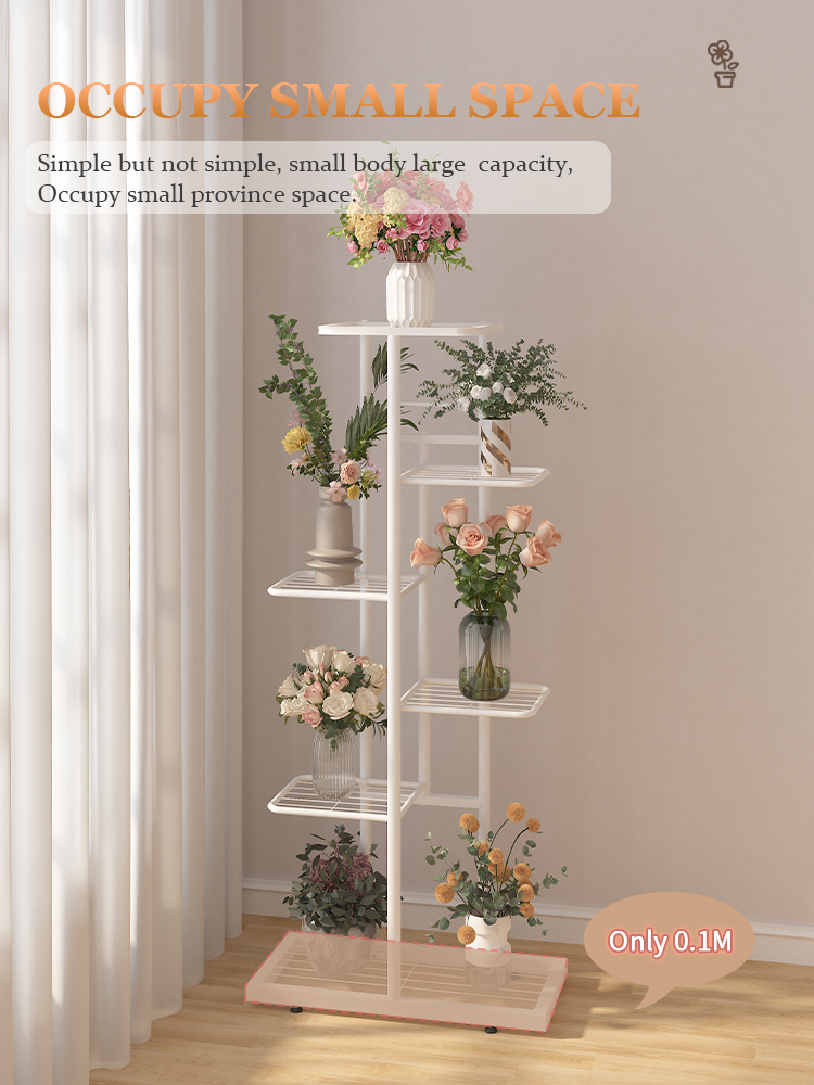 Flower Stand Rak Flower Pot Plants Rack Multi-storage Balcony Flower ...