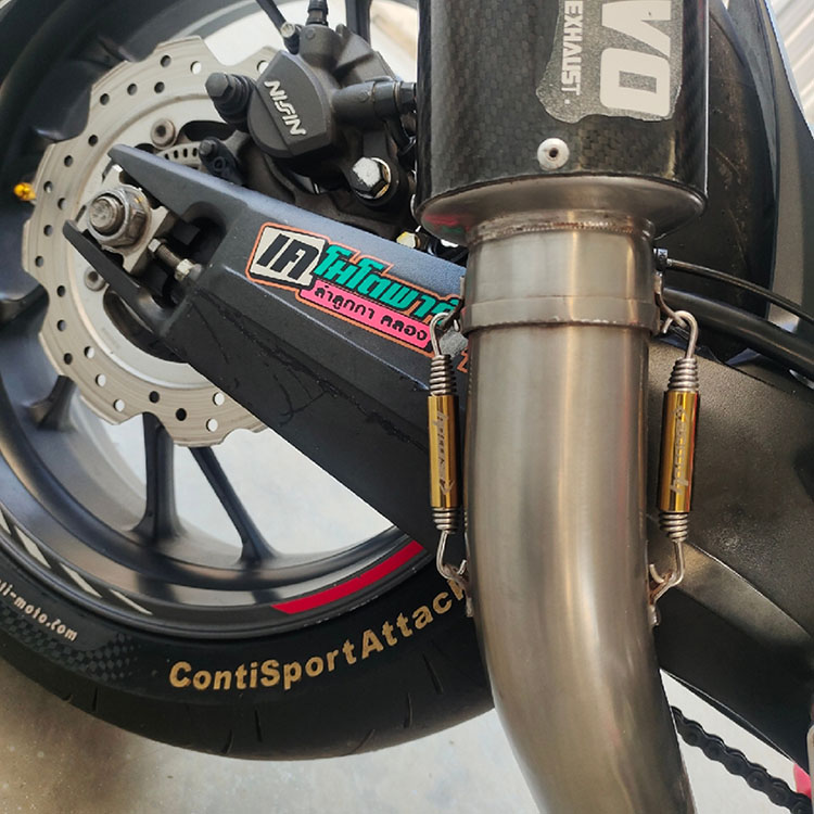 Universal Stainless Steel Motorcycle Exhaust Pipe Mounting Springs ...