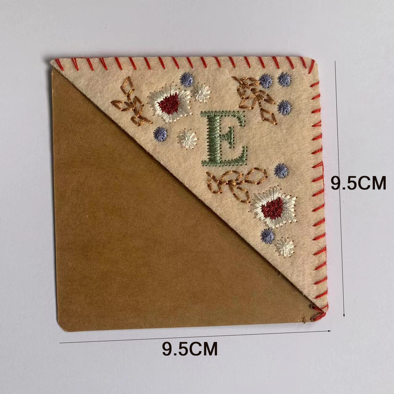 Personalized 26 Letters Handmade Embroidered Bookmark for Reading ...