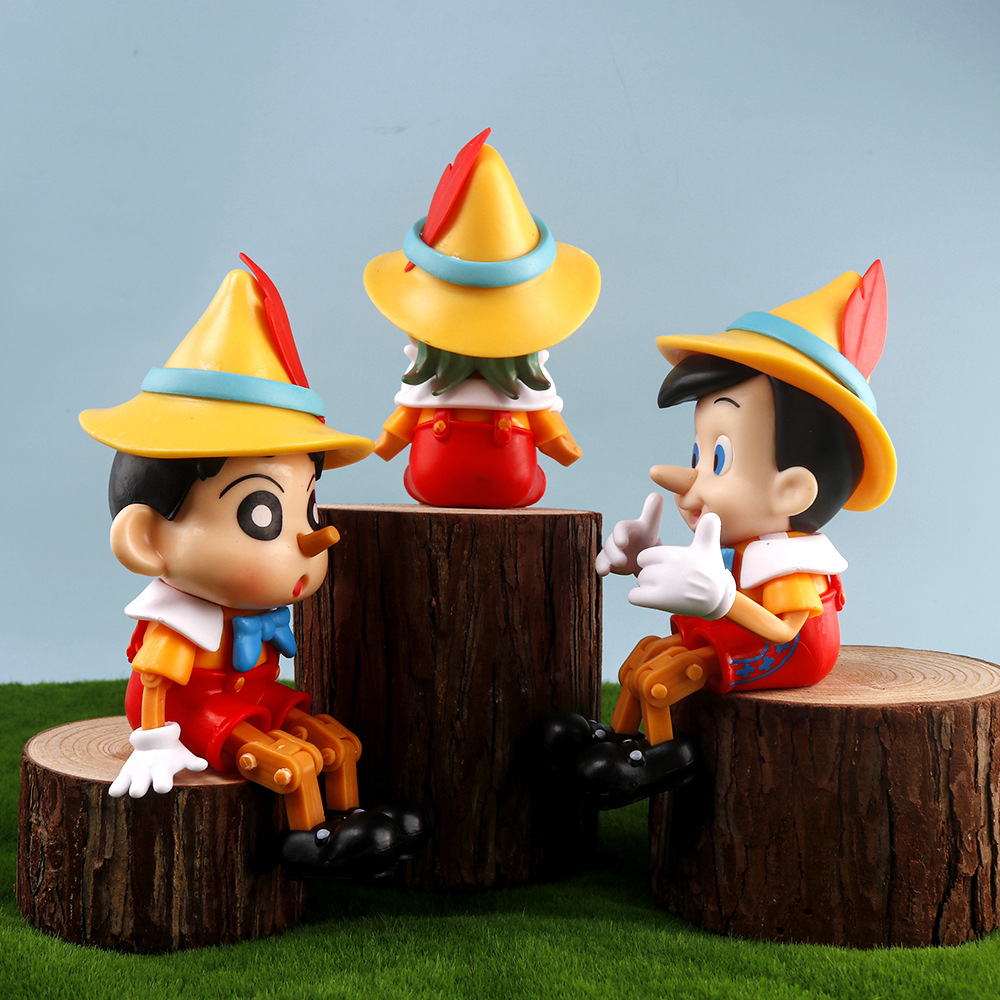 13-15cm Anime Crayon Shin-chan Figure Nohara Shinnosuke Cosplay Clown ...