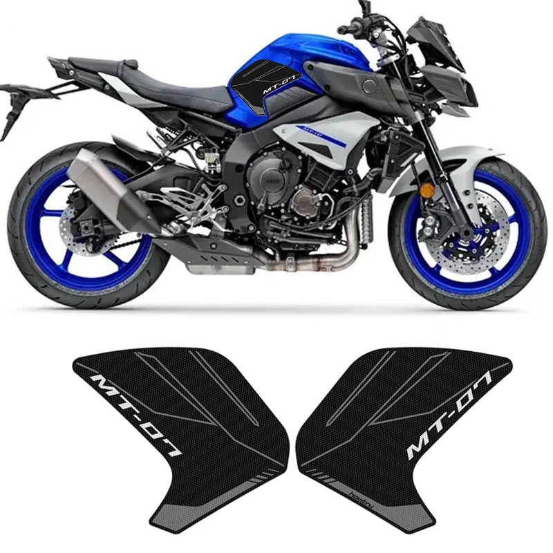 Side Tank Pad Knee Protection Grip Mat Decal For Yamaha MT-07 MT07 2018 ...