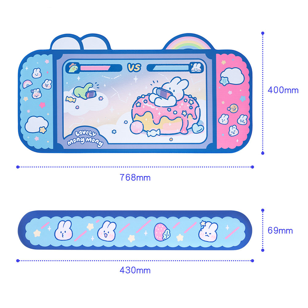 【Ready Stock】Mouse Pad Pokemon Ditto Desk Mat Keyboard Wrist Rest ...