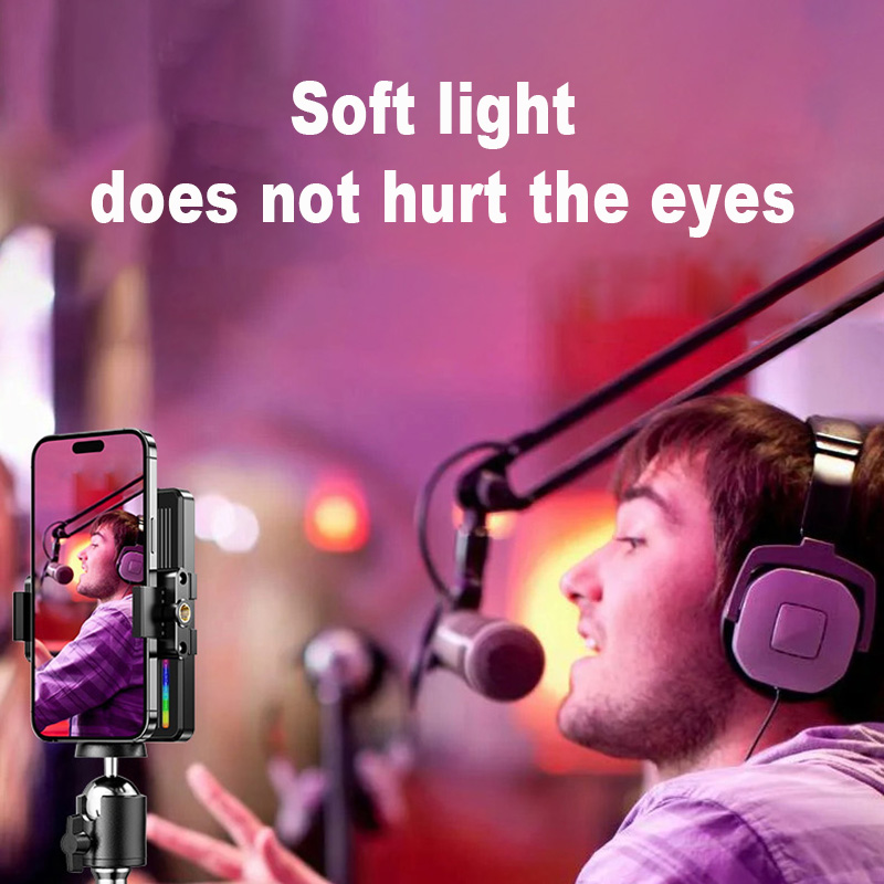 M15 M16 RGB Photography Fill Light Built-in Battery With phone clip ...