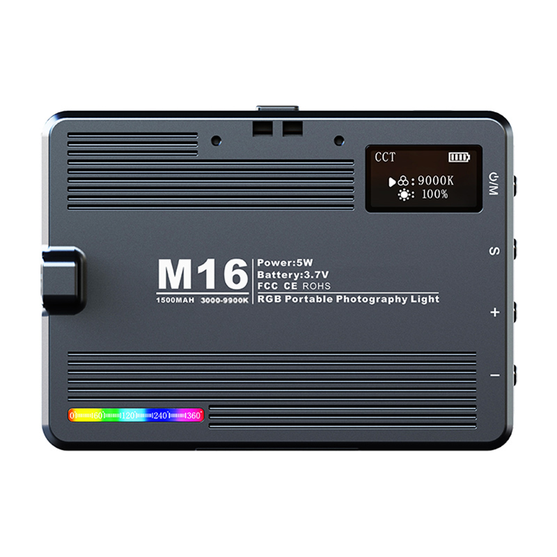 M15 M16 RGB Photography Fill Light Built-in Battery With phone clip ...