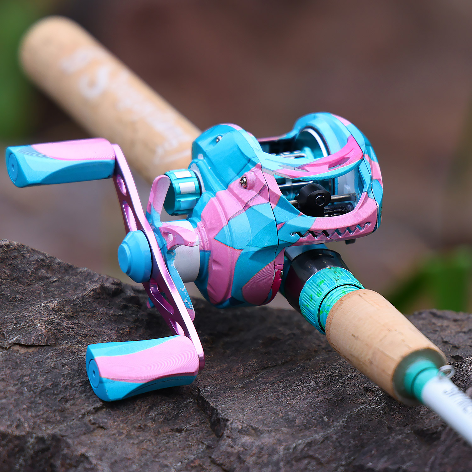 Sougayilang Baitcasting Fishing Reel Macaron Color 17+1BB 7.2:1 High ...