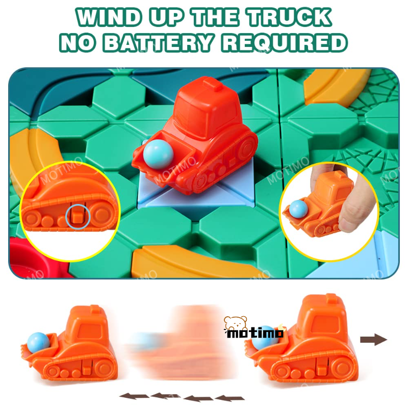 MOTIMO [From MY] Educational Board Puzzle Game Road Builder Toys Skill ...