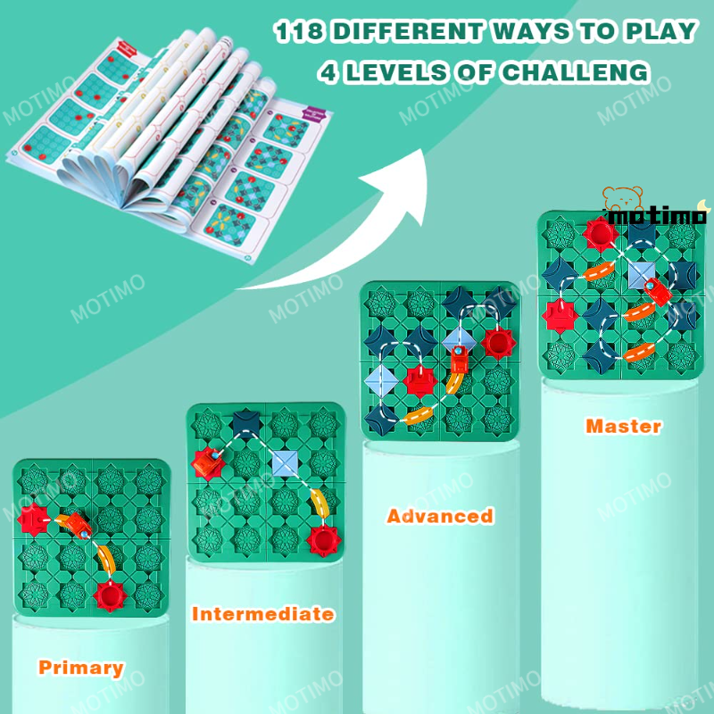 MOTIMO [From MY] Educational Board Puzzle Game Road Builder Toys Skill ...