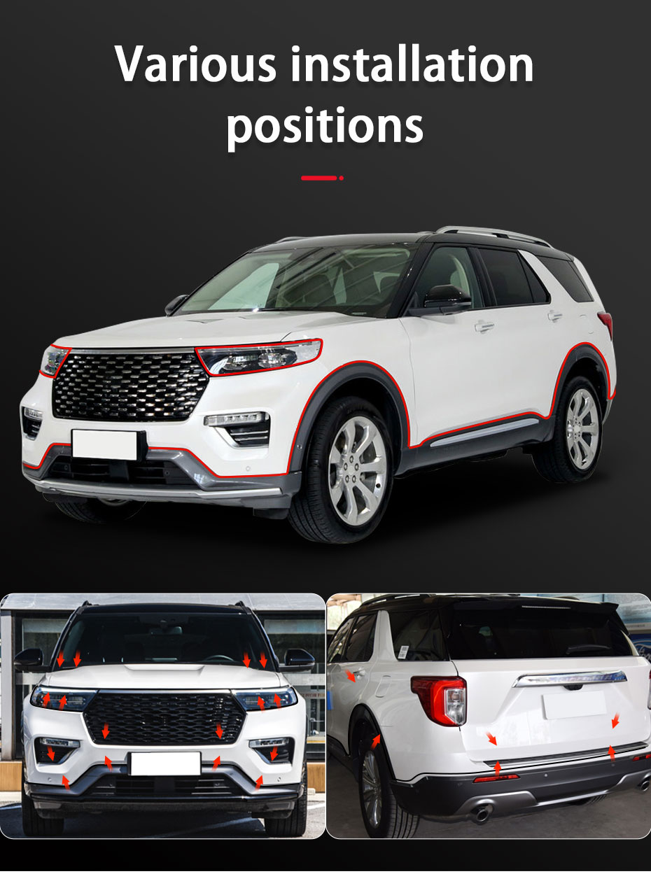 10M Car Rubber Seal Strip Sticker Auto Body Kit Rubber Door Edge Gap ...