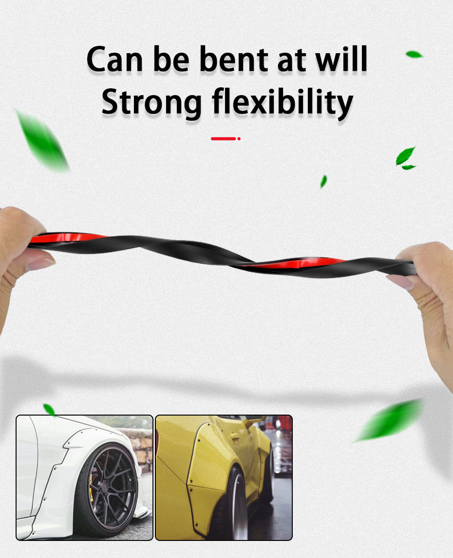 10M Car Rubber Seal Strip Sticker Auto Body Kit Rubber Door Edge Gap ...