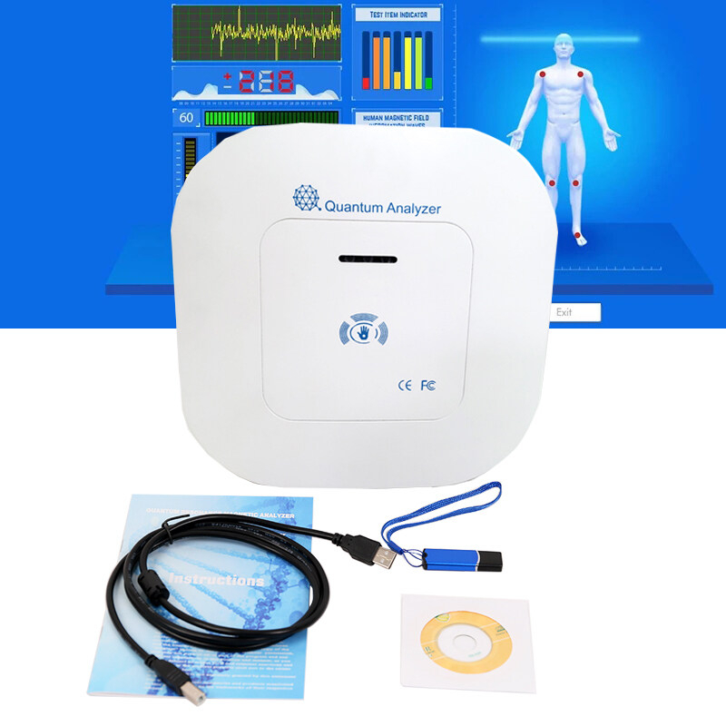 ⭐⭐⭐New Quantum Resonance Magnetic Analyzer Set Hand Touch Quantum Body ...