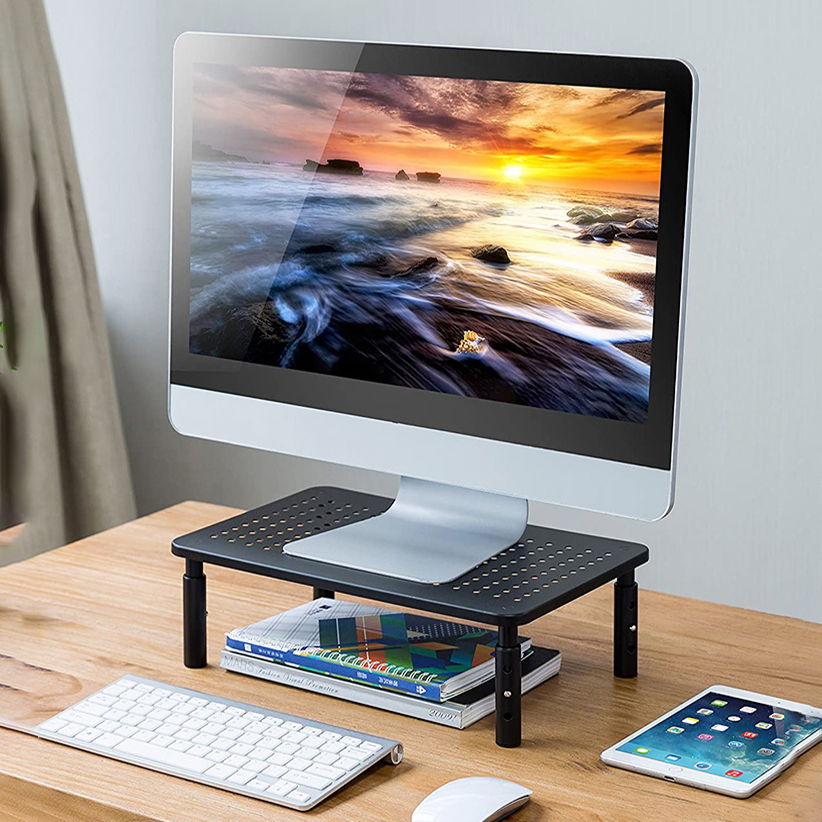 Laptop Lifting Rack Monitor Raiser Stand 3 Height Adjustable Screen ...