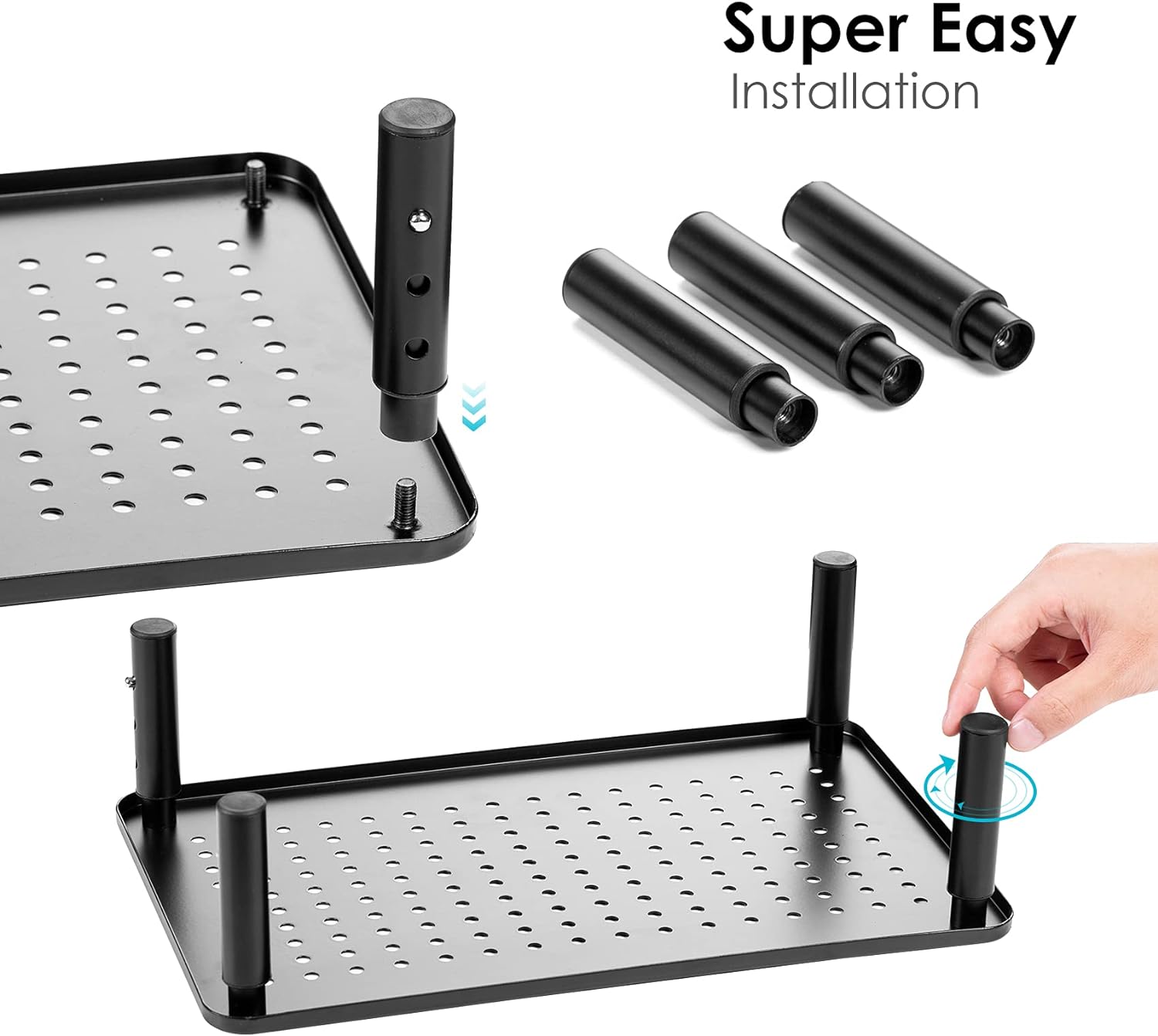Laptop Lifting Rack Monitor Raiser Stand 3 Height Adjustable Screen ...